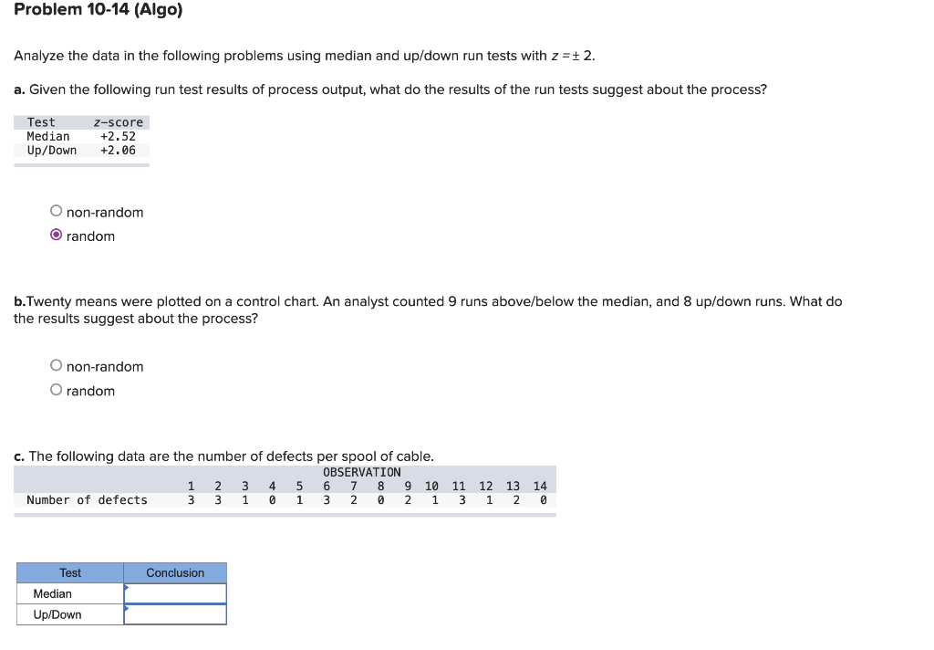 Solved Analyze the data in the following problems using | Chegg.com
