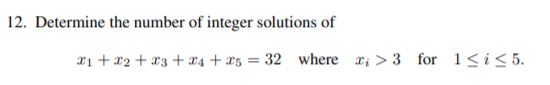 Solved 12 Determine The Number Of Integer Solutions Of 21 1794
