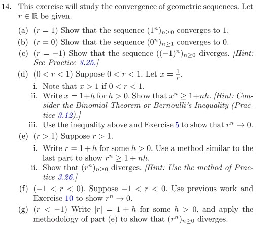 Solved 14. This exercise will study the convergence of | Chegg.com