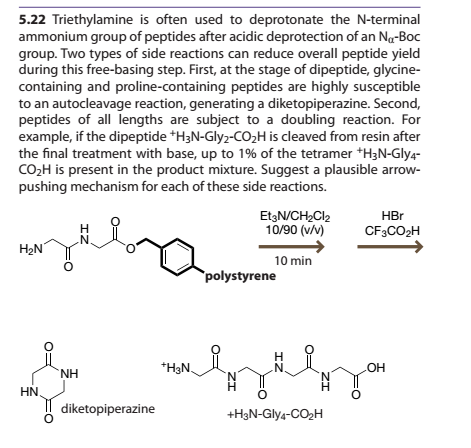 Solved 5.22 Triethylamine is often used to deprotonate the | Chegg.com