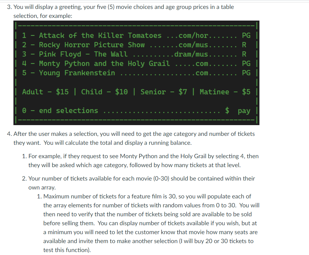 Solved Final Project: Problem Description: The last project | Chegg.com