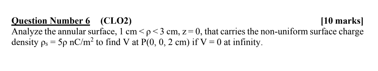 Solved Question Number 6 (CLO2) [10 marks] Analyze the | Chegg.com