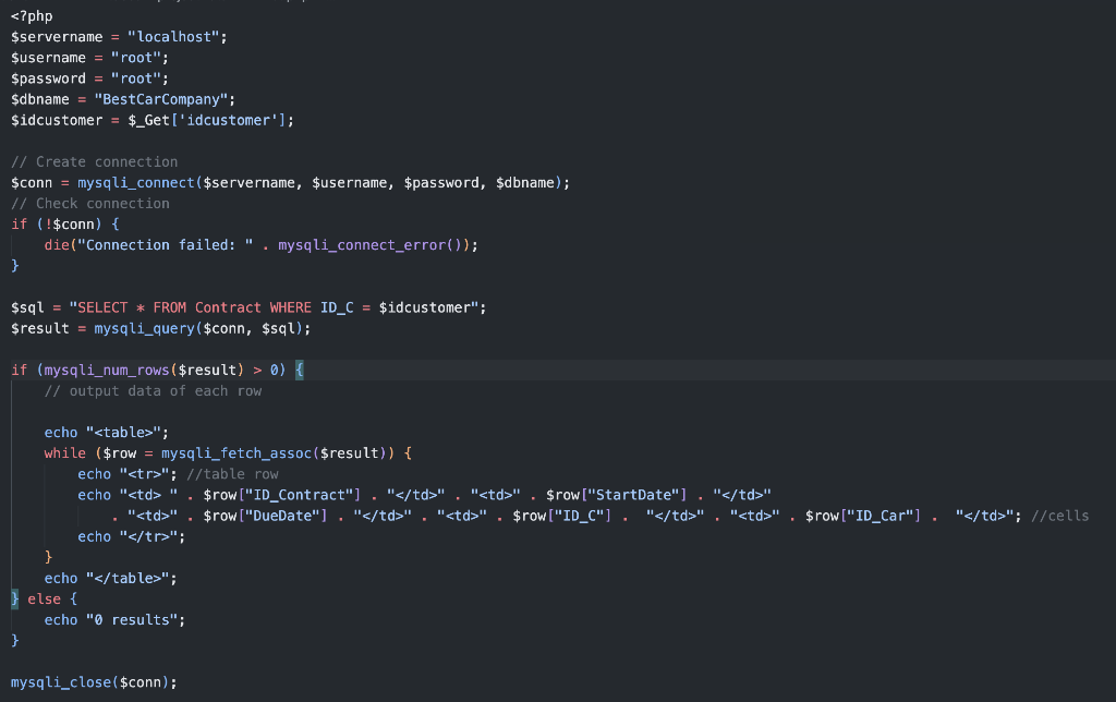 Solved i created an html that takes an input of customers | Chegg.com