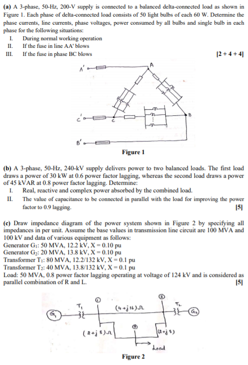 Solved a A 3 phase 50 Hz 200 V Supply Is Connected To A Chegg solved-a-a-3-phase-50-hz-200-v-supply-is-connected-to-a-chegg