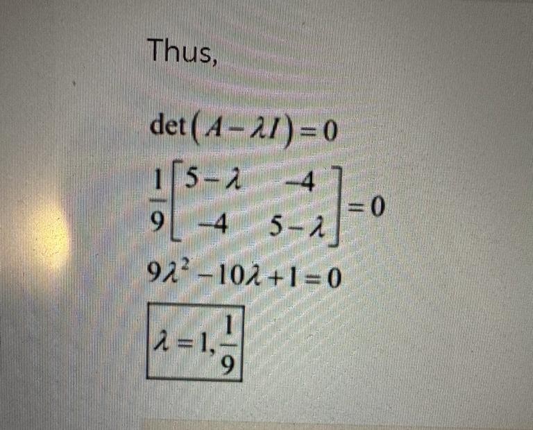 Solved Can you explain me how the answer is 1, 1/9. please | Chegg.com