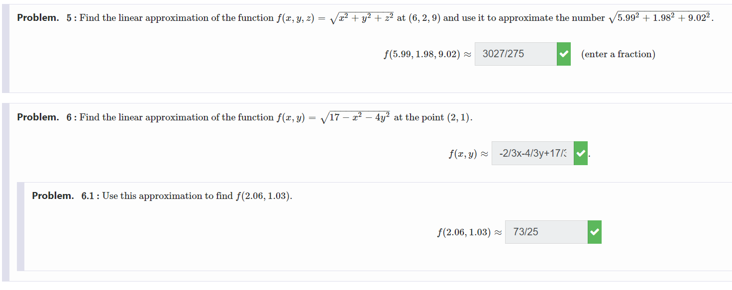 Solved Problem. 5: Find the linear approximation of the | Chegg.com