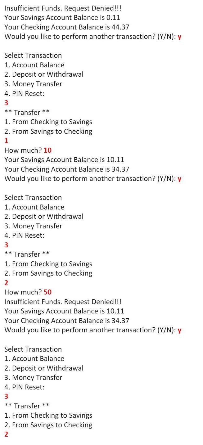 . Problem 2 (40 points): Automatic Teller Machine | Chegg.com