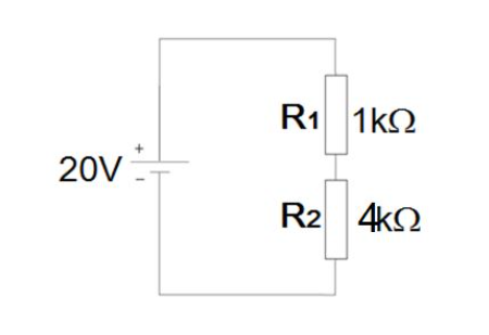 Solved By utilizing the formula for the voltage divider, | Chegg.com
