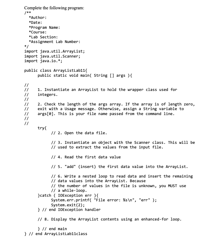 Solved Java I Need To Use A Command Line Argument To