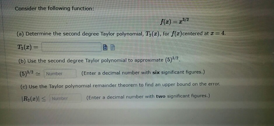 Solved Consider the following function: f(x) / (a) Determine | Chegg.com