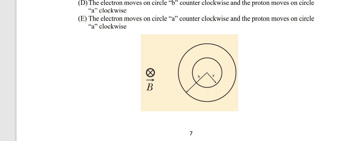 Solved The figure below shows the circular paths of two | Chegg.com