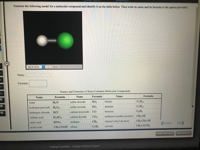 Solved Examine the following ball-and-stick model for a | Chegg.com