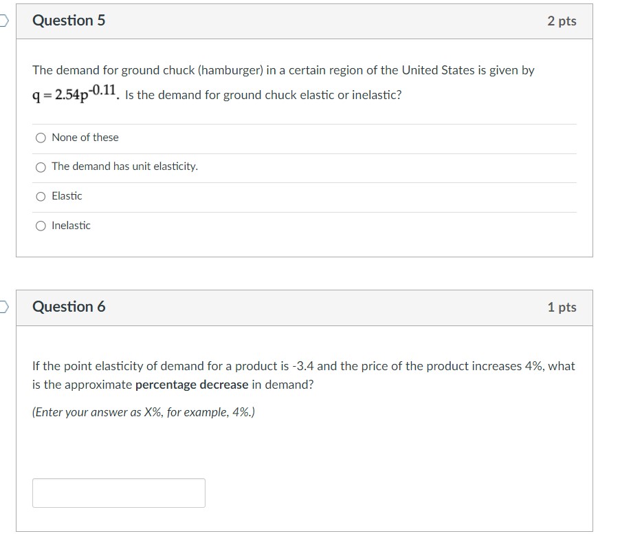Solved The demand function for a manufacturer's product is | Chegg.com