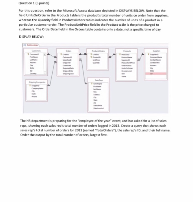 Solved Question 1 (5 points) For this question, refer to the | Chegg.com