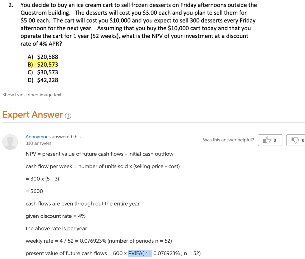 Solved What is PVIFA that I highlighted in the picture? I | Chegg.com