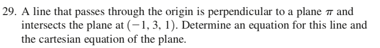 Solved 29. A line that passes through the origin is | Chegg.com