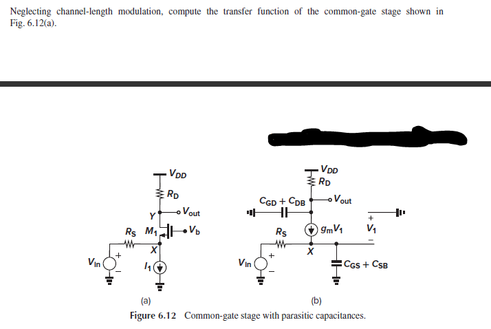 Solved Neglecting channel-length modulation, compute the | Chegg.com