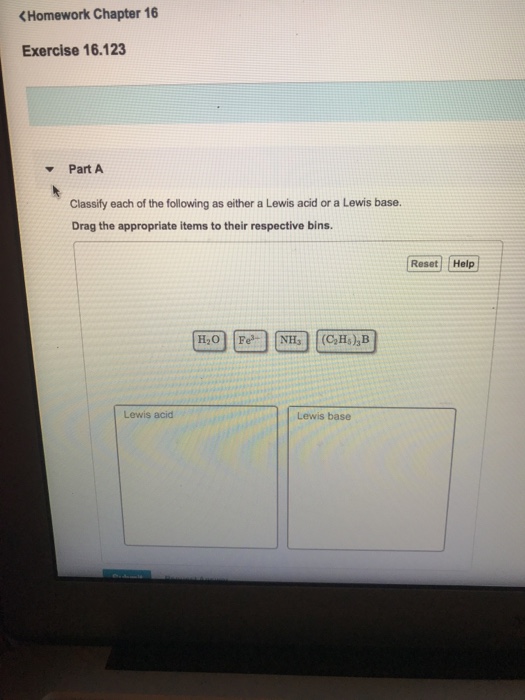 Solved Homework Chapter 16 Exercise 16.123 Part A Classify | Chegg.com
