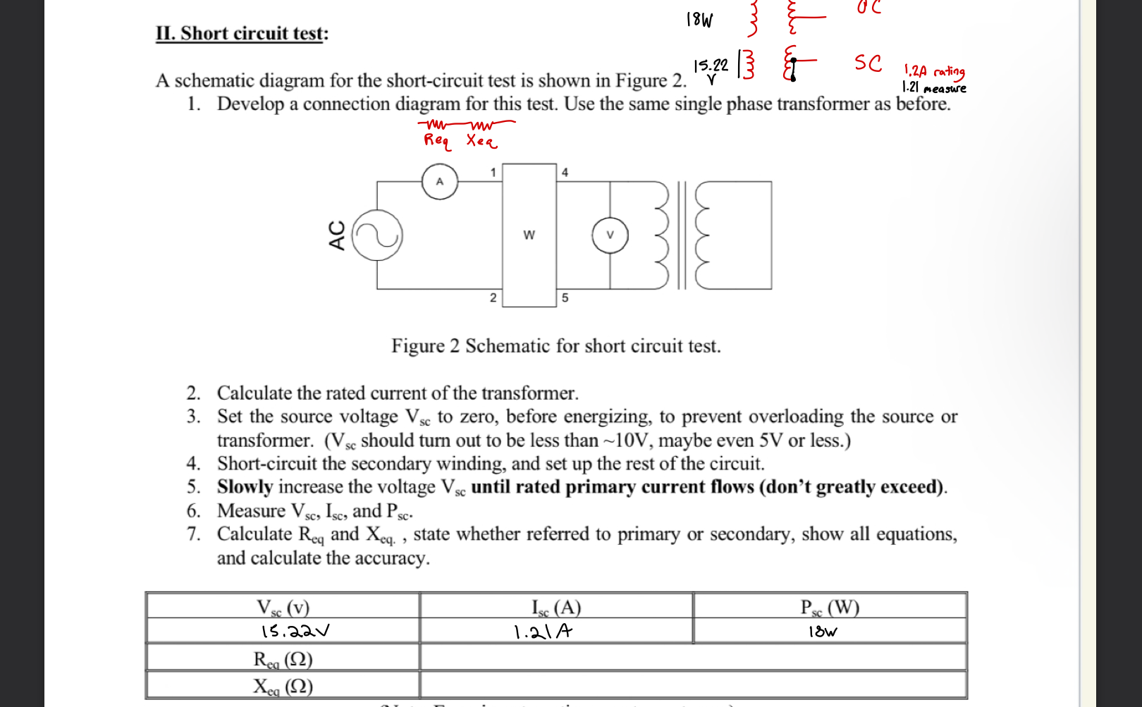 Solved APPARATUS: 1. Single-phase variac, 0−120 v AC | Chegg.com