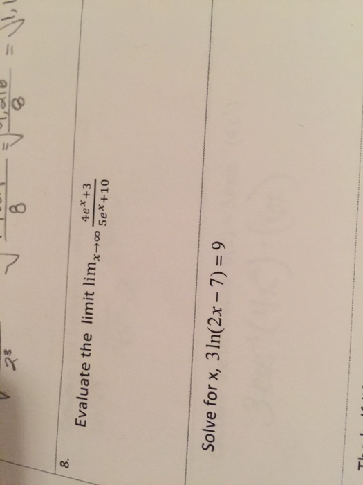 Solved Determine the limit lim ,co x2 8x 1 -x 6. If f(x) tan | Chegg.com