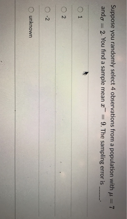 Solved Suppose you randomly select 4 observations from a | Chegg.com