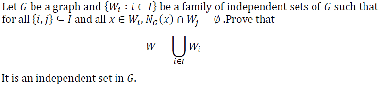 Solved This Is Graph Theory Advanced Math Please Give A Chegg
