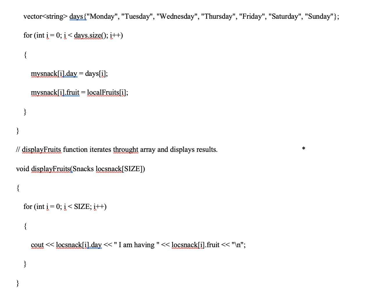 Solved IN C++, PLEASE READ THE INSTRUCTION AND THE DEMO CODE | Chegg.com