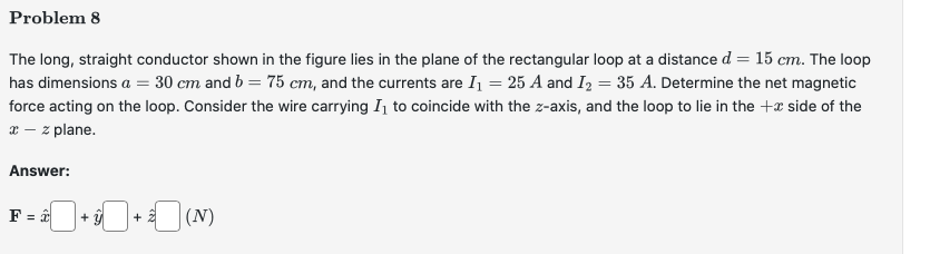 Solved The long, straight conductor shown in the figure lies | Chegg.com