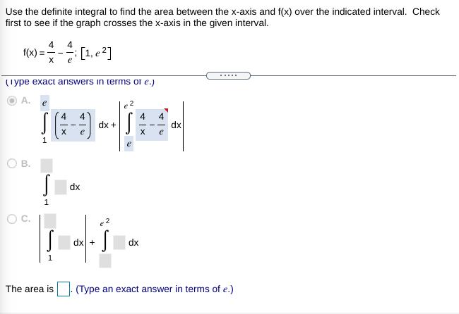 Solved Use the definite integral to find the area between | Chegg.com