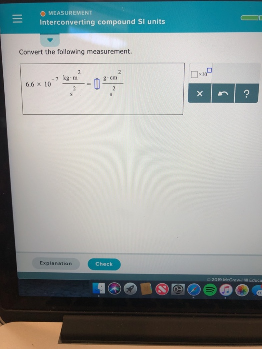 Solved O MEASUREMENT Interconverting compound SI units | Chegg.com