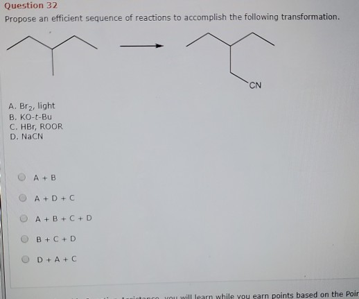 Solved Question 32 Propose an efficient sequence of | Chegg.com