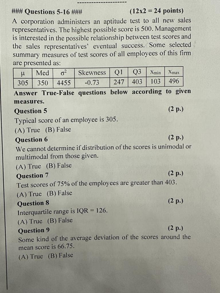 Solved Questions 5-16 ﻿### ﻿(12)2 =24 ﻿points A corporation | Chegg.com