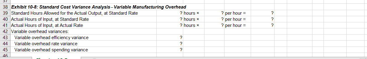 Solved Download the Applying Excel form and enter formulas | Chegg.com
