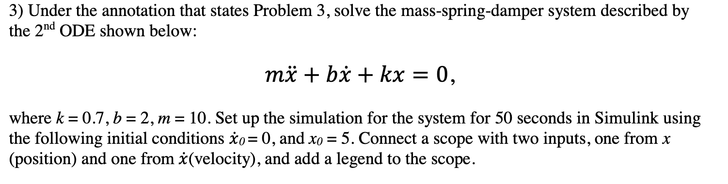 Solved 3) Under the annotation that states Problem 3, solve | Chegg.com