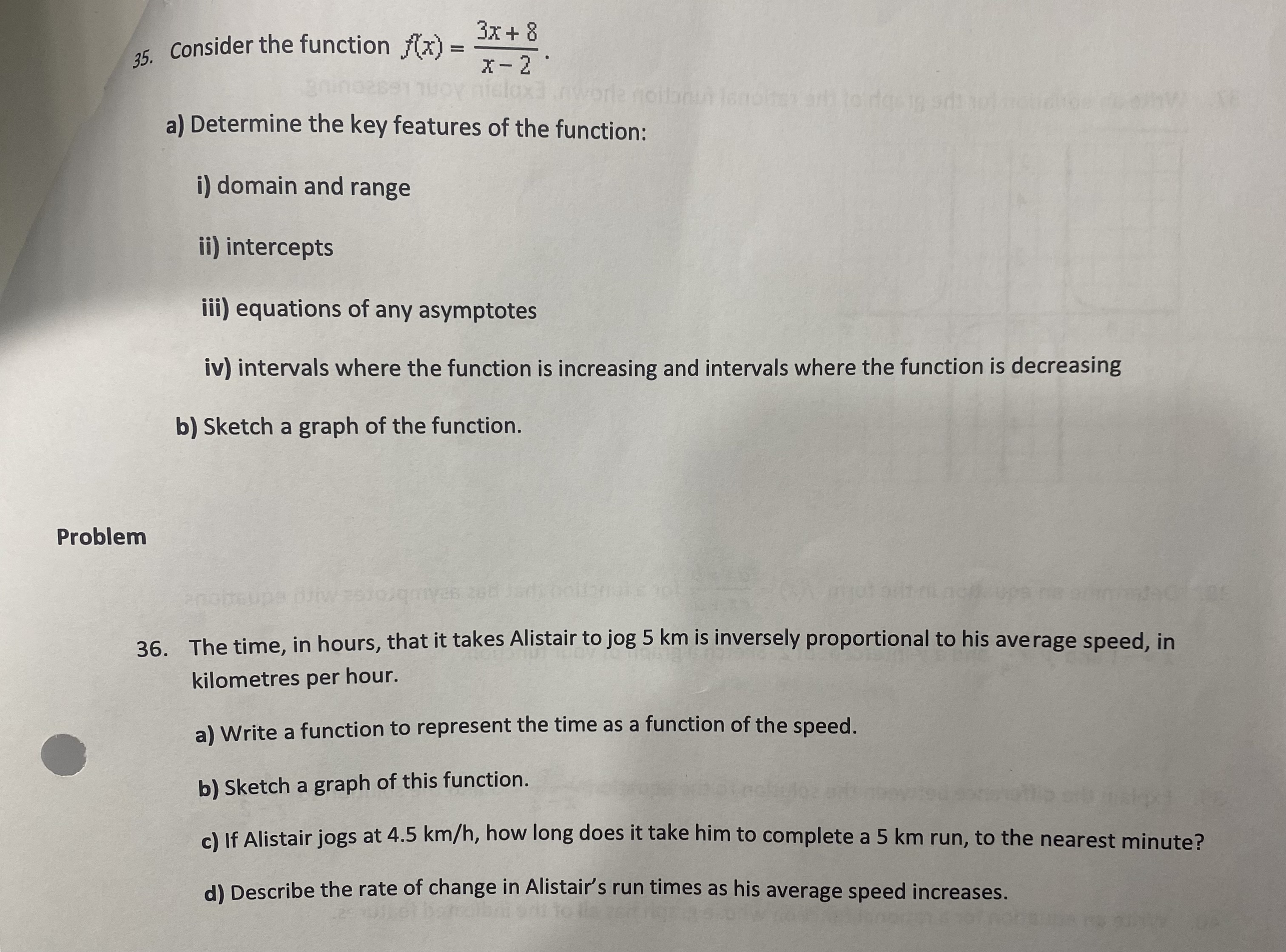 Solved 32. Solve. a) x−41=−x6 b) x−3x+5=x2x+7 c) 2x−43=x−24 | Chegg.com