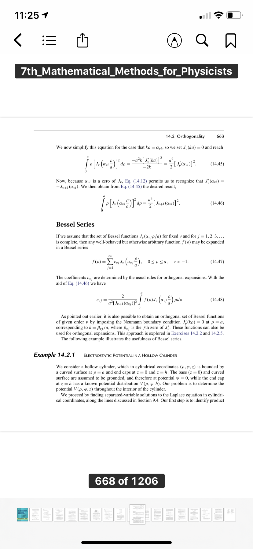 Solved 11:25 1 © QQ 7th_Mathematical_Methods_for_Physicists | Chegg.com