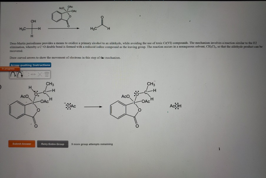 Solved он HJC Dess-Martin periodinane provides a means to | Chegg.com