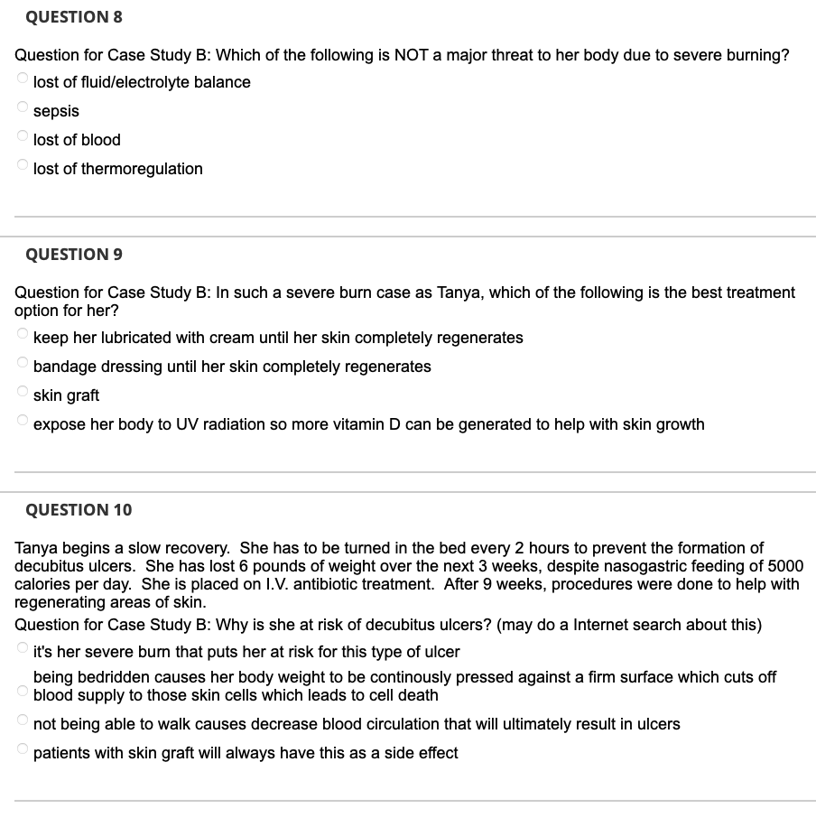 Solved I need help with these 5 question, skip if you can't | Chegg.com