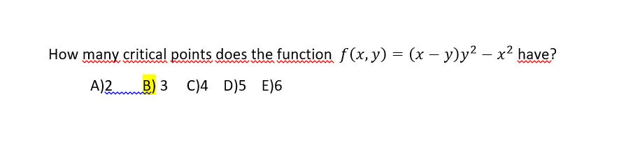 Solved How many critical points does the function | Chegg.com