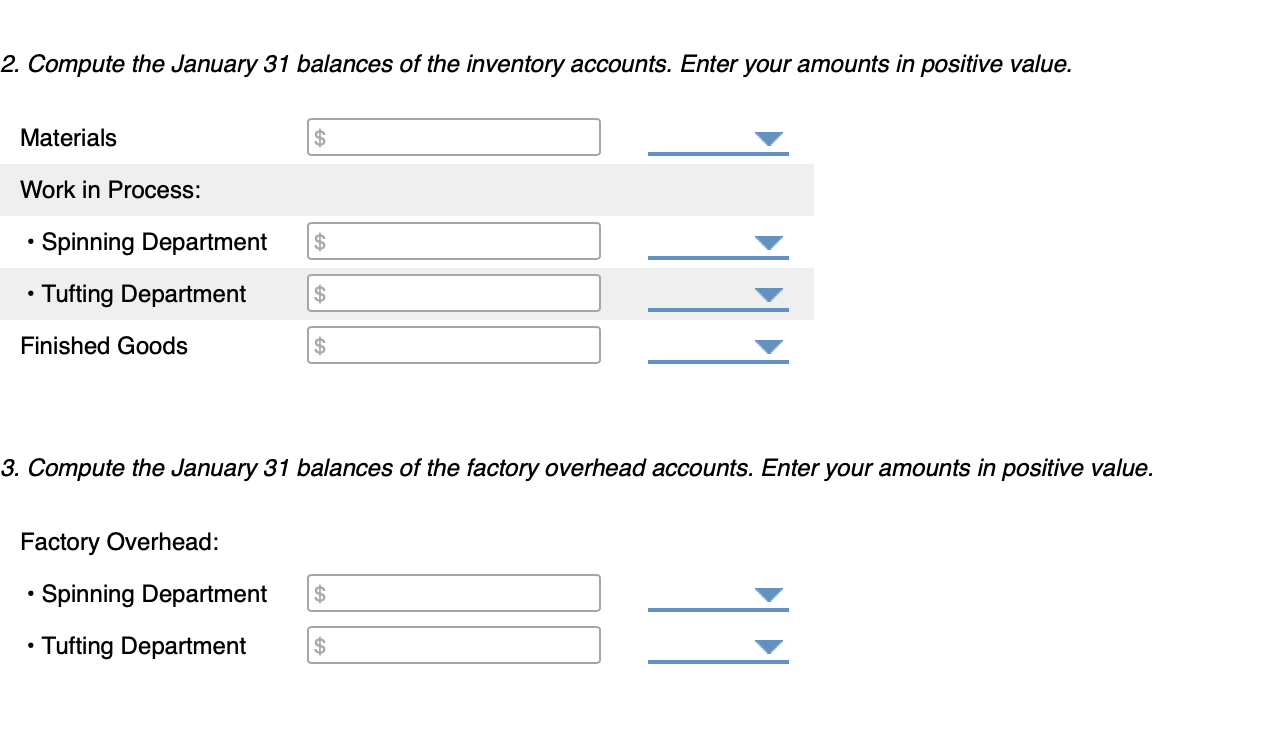 Solved Port Ormond Carpet Company manufactures carpets. | Chegg.com