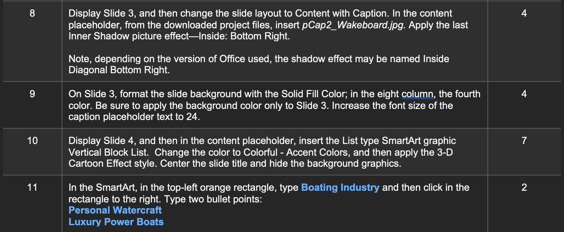 Solved Steps to Perform: Step Instructions Points Possible 1 | Chegg.com