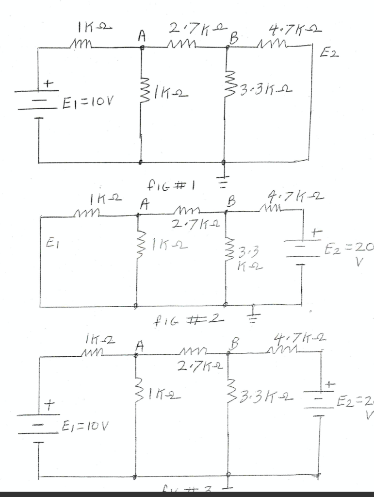 Solved PART 1 Theoretically solve each of the networks of | Chegg.com