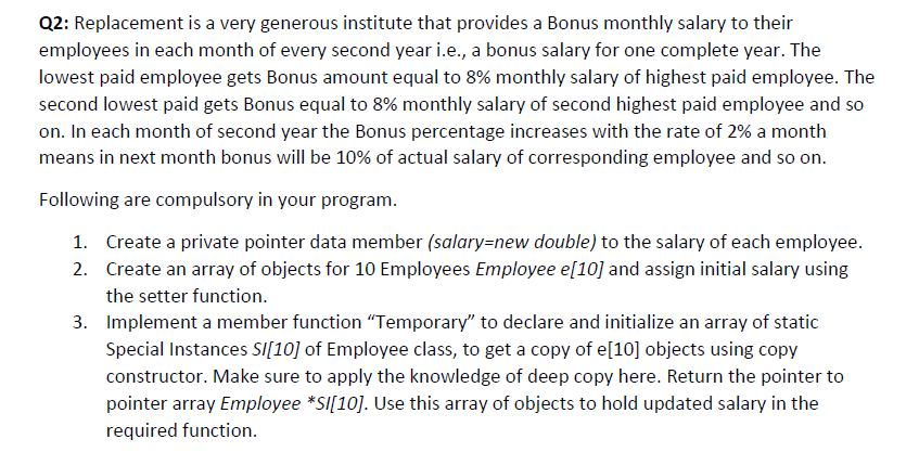 Solved Write complete code in c++. Use Classes and Objects. | Chegg.com