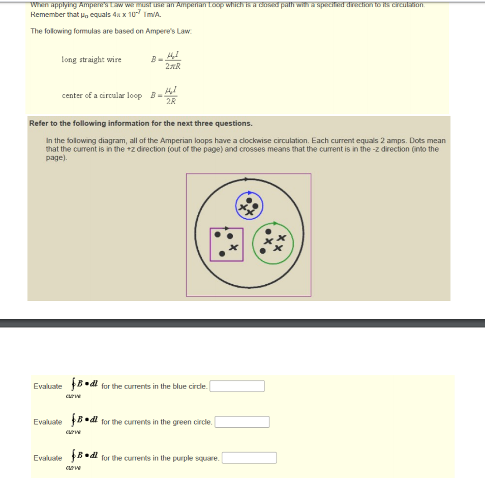 Solved When applying Ampere's Law we must use an Amperian | Chegg.com
