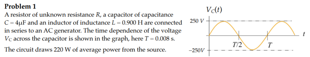 Solved a.) Determine the angular frequency of the | Chegg.com