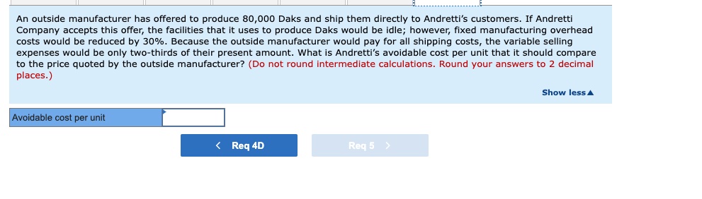 Solved The company has 500 Daks on hand that have some | Chegg.com