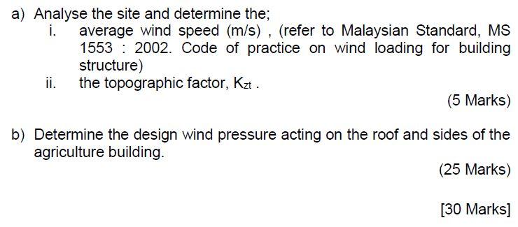Solved A fully enclosed rigid agriculture structure for rice | Chegg.com