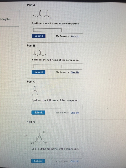Solved Spell out the full name of the compound. Spell out | Chegg.com