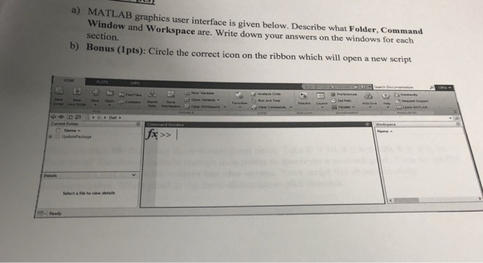 Solved a) MATLAB graphics user interface is given below. | Chegg.com