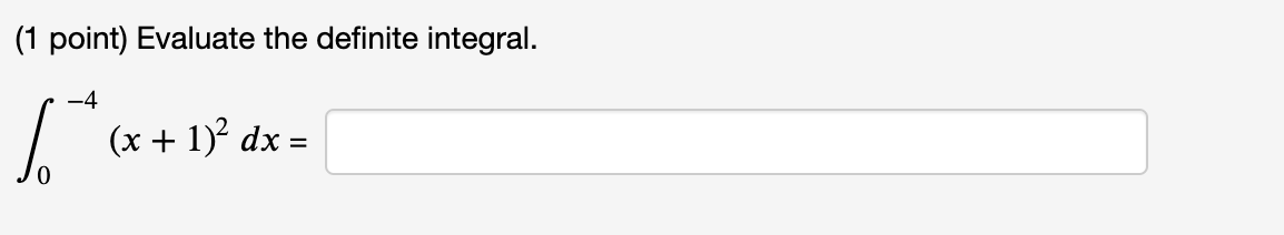 Solved 6 (1 point) Consider the function f(x) = 5 x2 Let | Chegg.com